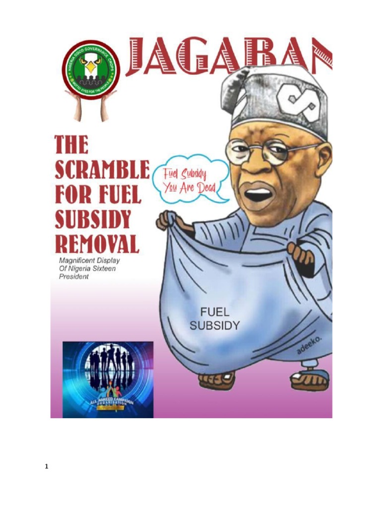 The Scramble For Fuel Subsidy Removal (Orgn) | PDF | Subsidy | Democracy