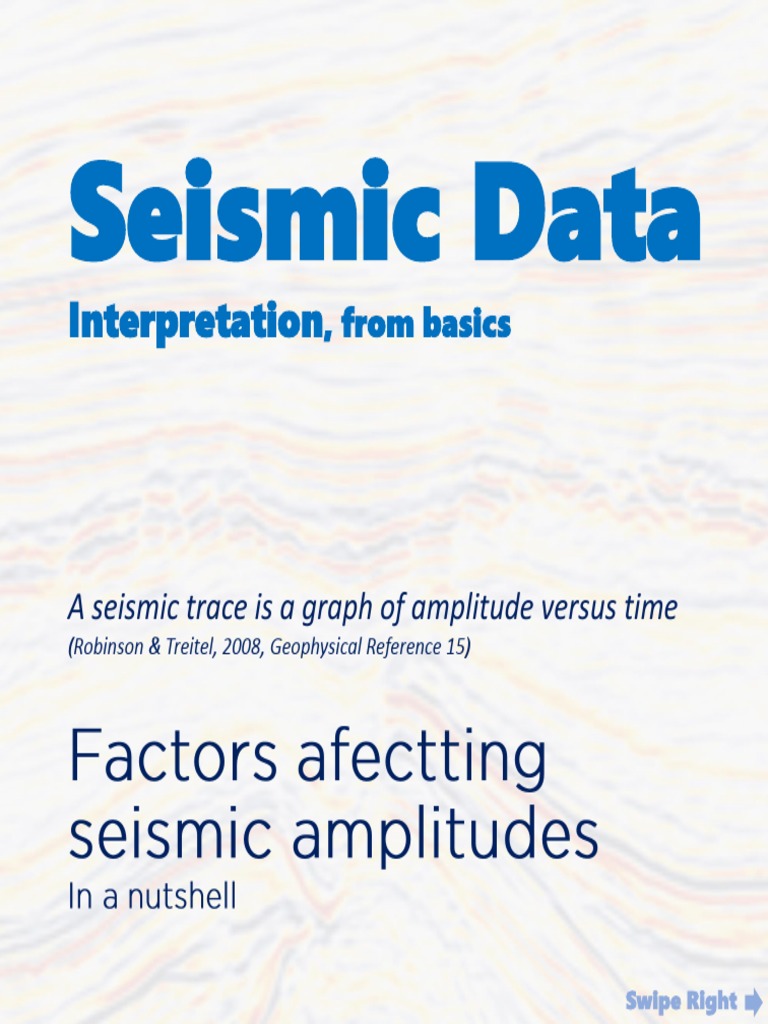 Seismic Data | PDF | Reflection Seismology | Attenuation