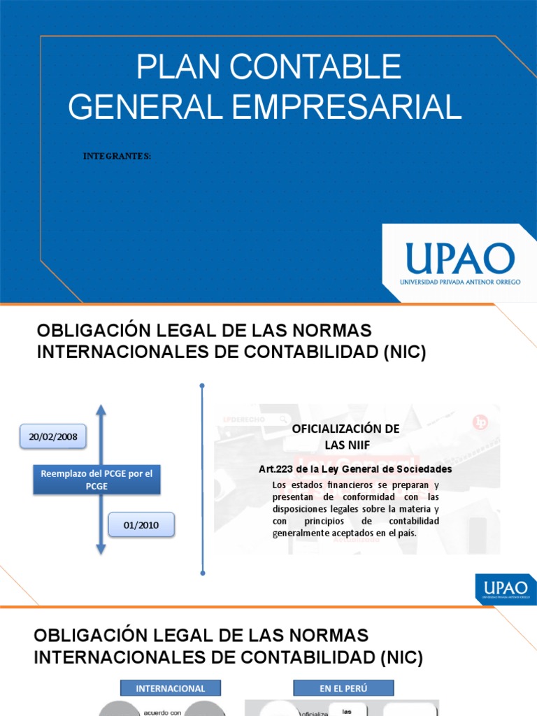 GRUPO02- TEMA 06-PLAN CONTABLE GENERAL EMPRESARIAL | PDF
