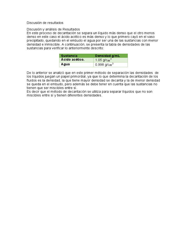 Discusión de Resultados | PDF