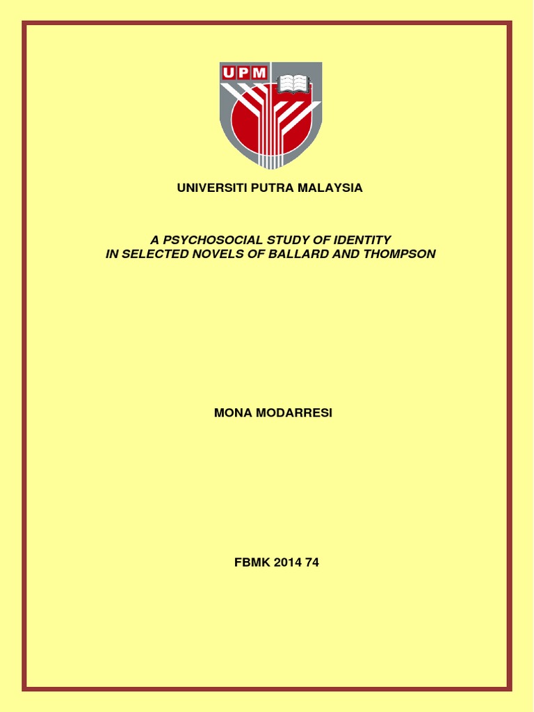 Upm Thesis With Same Theory | PDF