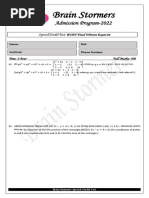 DU A Unit Admission Questions 2024-25 | PDF