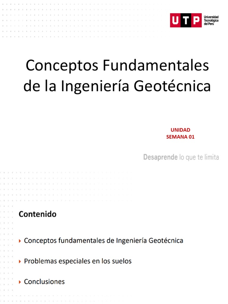 Clase 1-Fundamentos de La Ing. Geotécnica | PDF