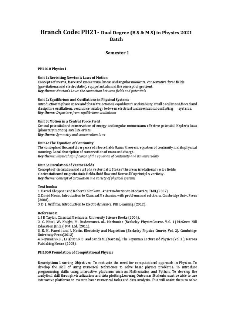 DD Program Syllabus | PDF | Quantum Mechanics | Wave Function