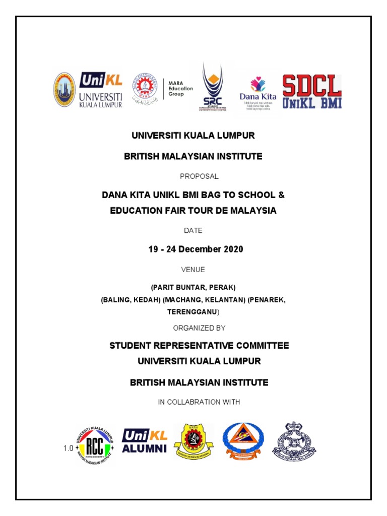 UniKL BMI Education Fair & CSR Tour | PDF