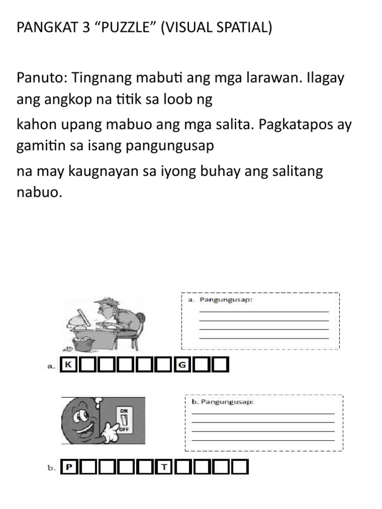 Pangkatang Gawain | PDF