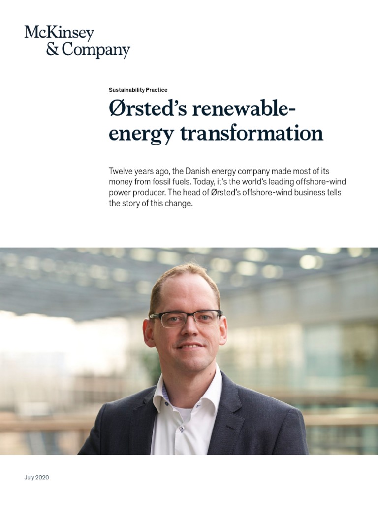Orsteds Renewable Energy Transformation Final | PDF | Renewable Energy ...
