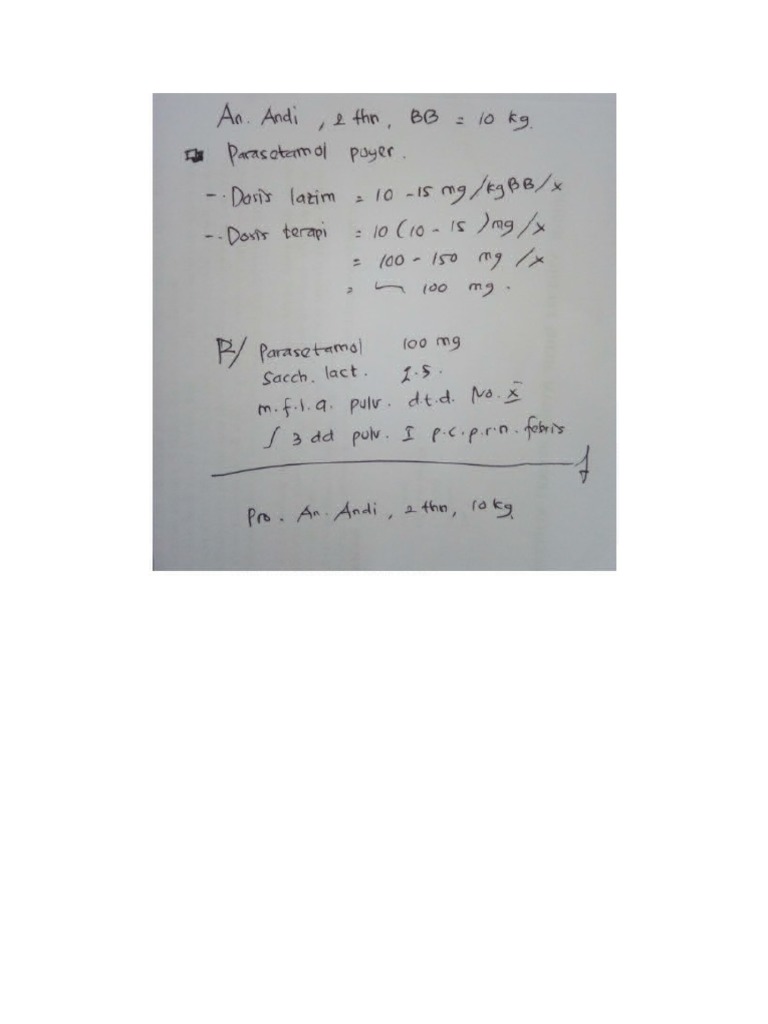 Contoh_Penulisan_Resep_Pada_Anak | PDF