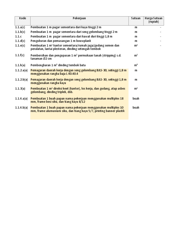 Ahsp | PDF | Teknologi & Rekayasa
