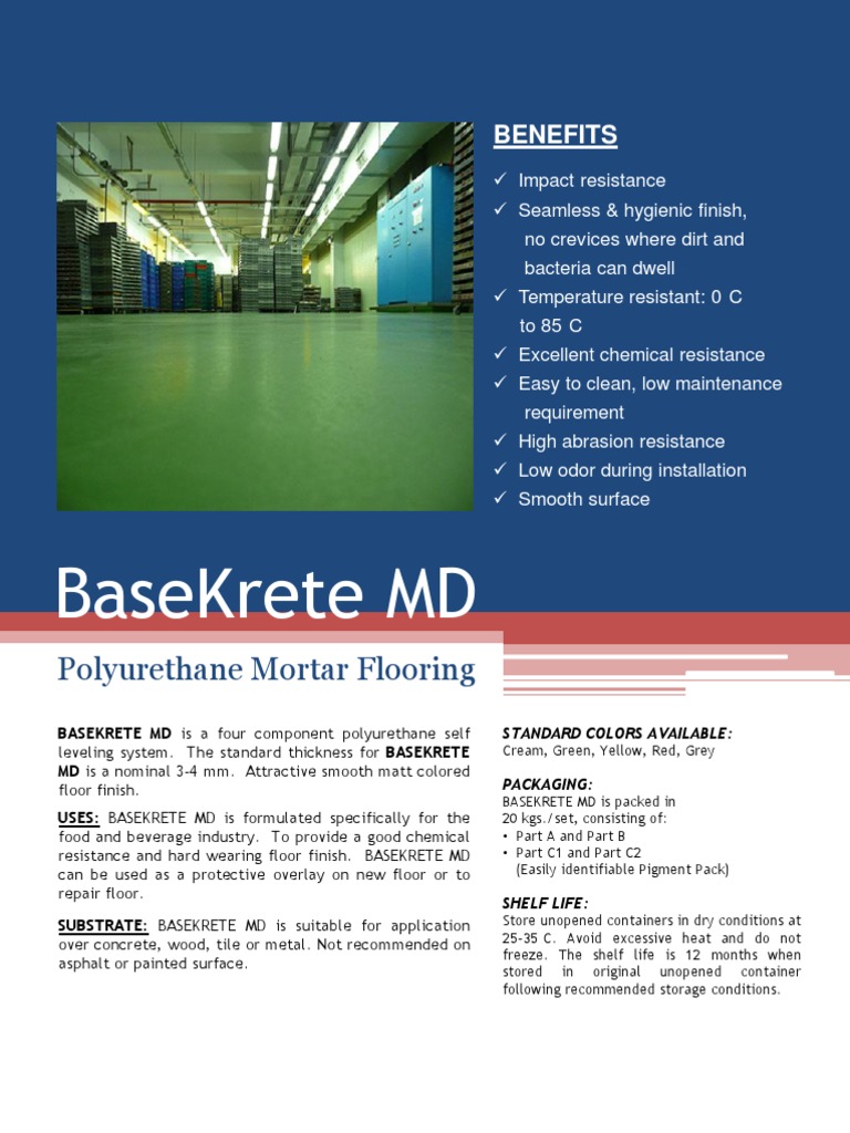 BaseKrete MD | PDF | Technology & Engineering
