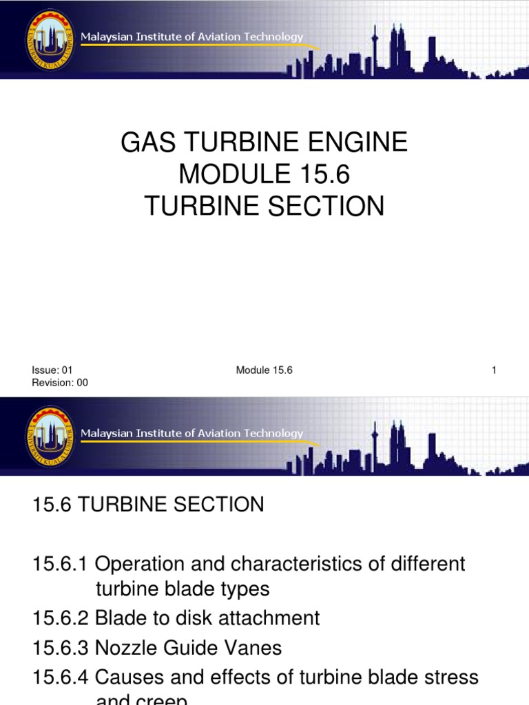 Gas Turbine Engine - Turbine Section | PDF | Turbine | Gas Turbine