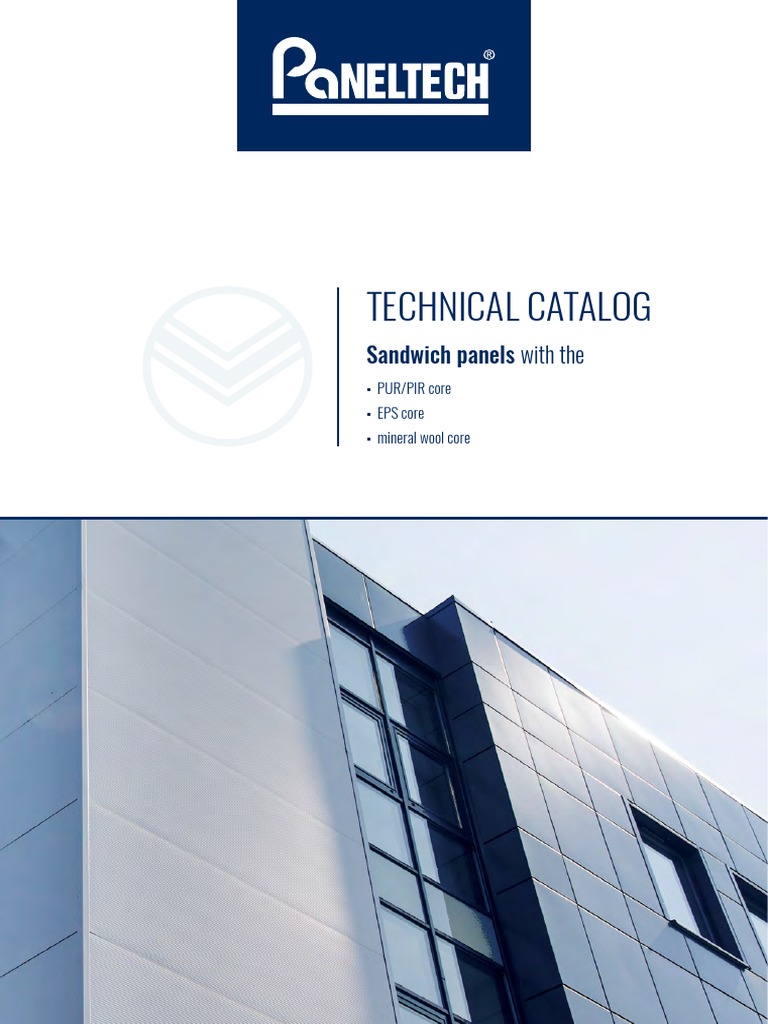 Technical Catalog Sandwich Panels Paneltech 2020.1 | PDF | Screw | Roof