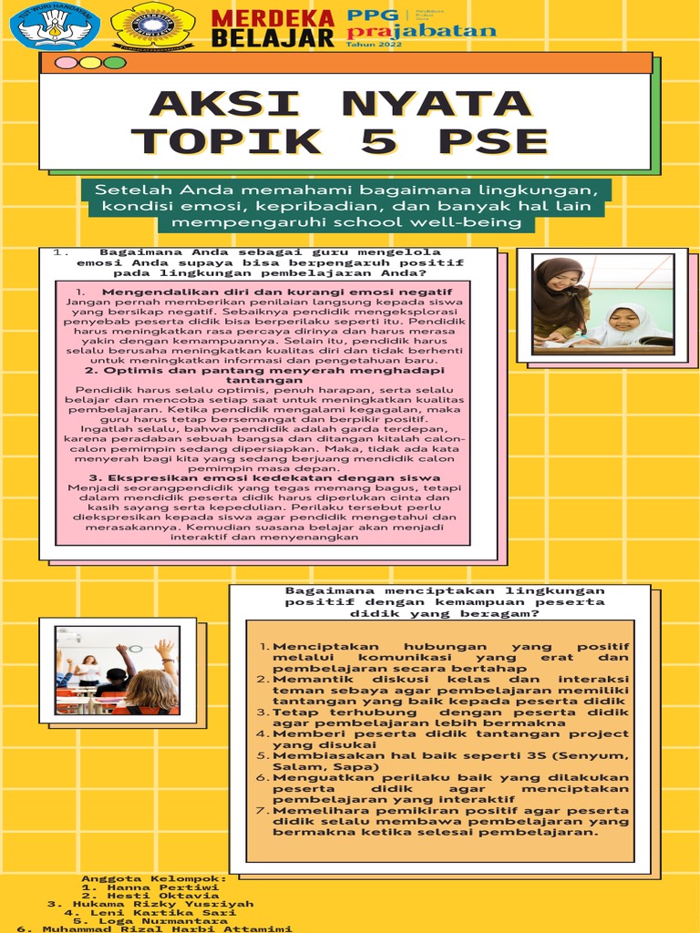 Aksi Nyata Refleksi Topik 5 Pse | PDF