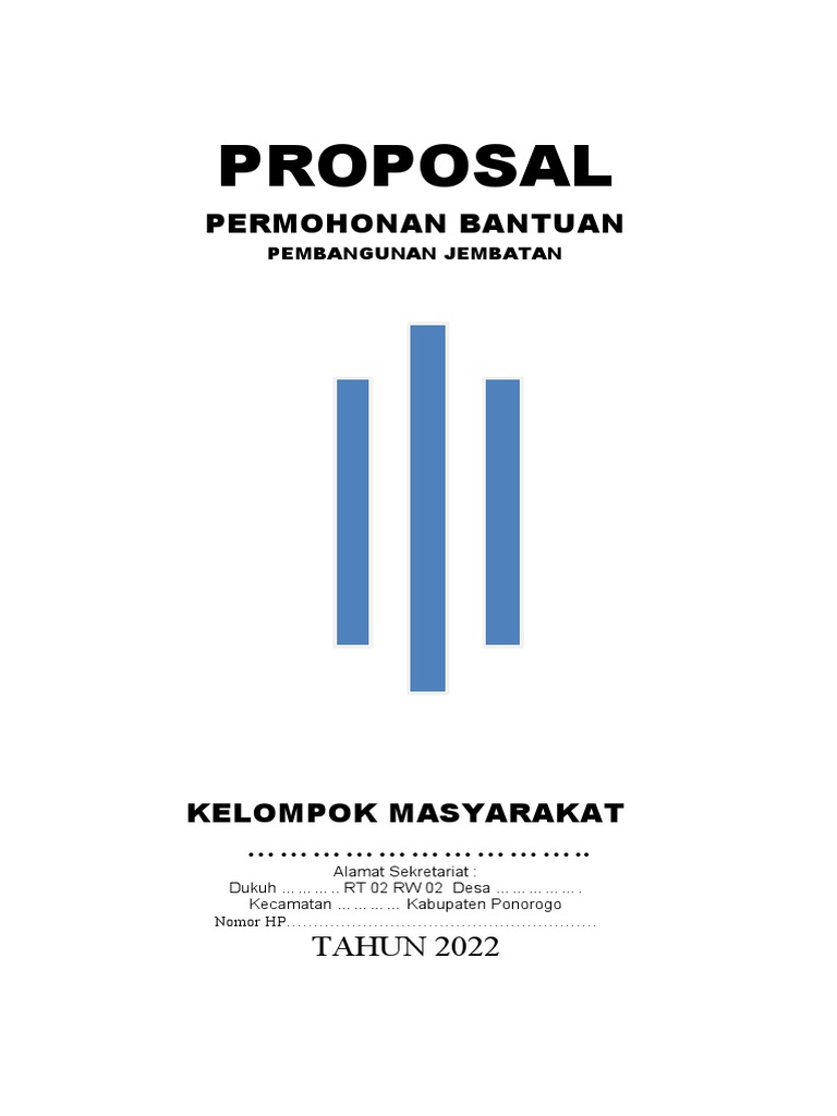 Proposal Pengajuan Hibah Prov | PDF