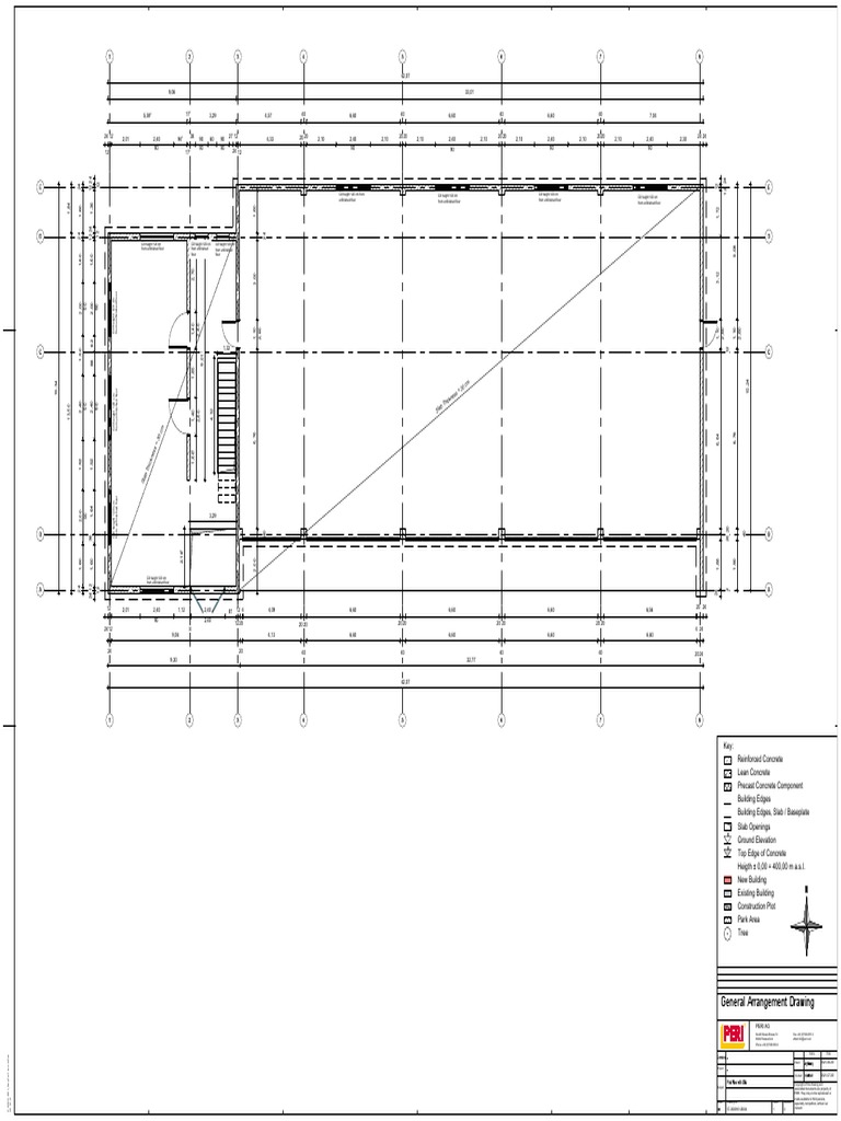 Tlocrt Prizemlja | PDF | Structural Engineering | Architectural Elements