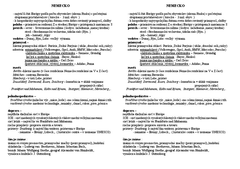 NEMECKO | PDF