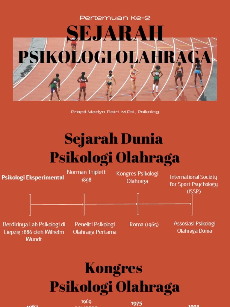 Sejarah Psikologi Olahraga | PDF