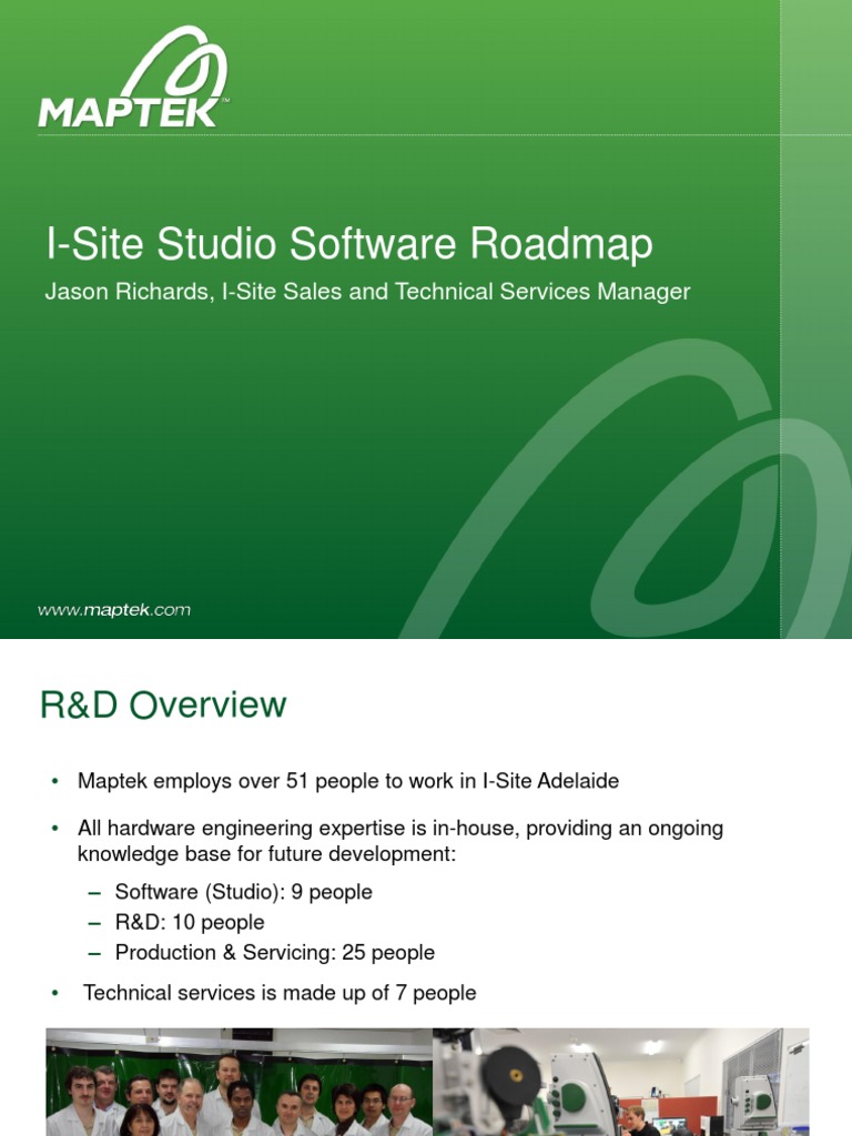 FMI Mine Sites Maptek I-Site Studio Software Roadmap | PDF | 3 D ...
