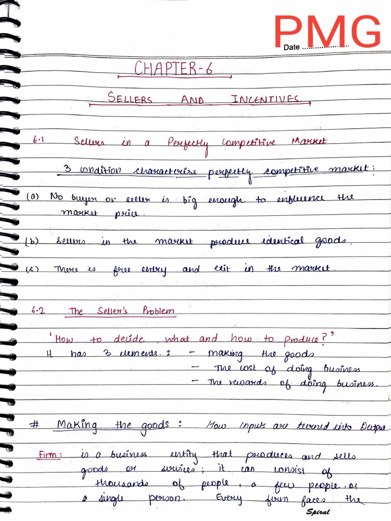 Sem-1 Unit-2 Ch-6 PMG Notes | PDF