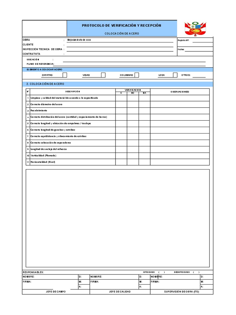 Protocolo de Aceros | PDF