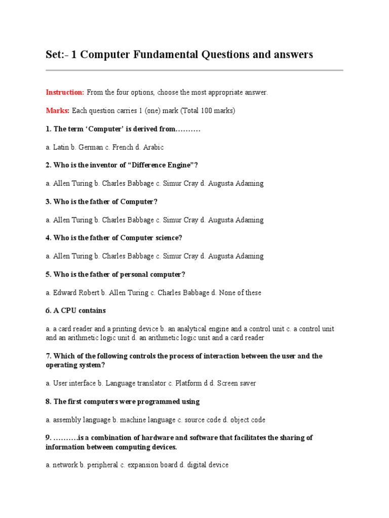 objective-Computer-fundamental-bca-first | PDF | Computer Data Storage | Read Only Memory