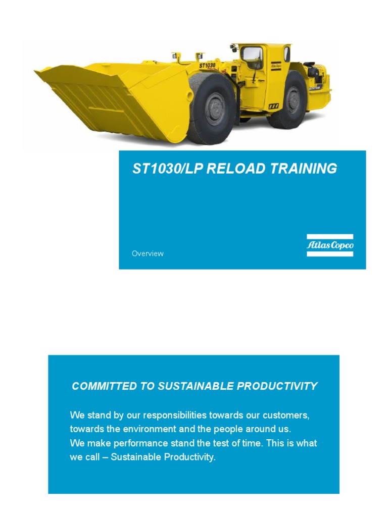 01 ST1030 Machine Overview - en | PDF | Manual Transmission | Brake