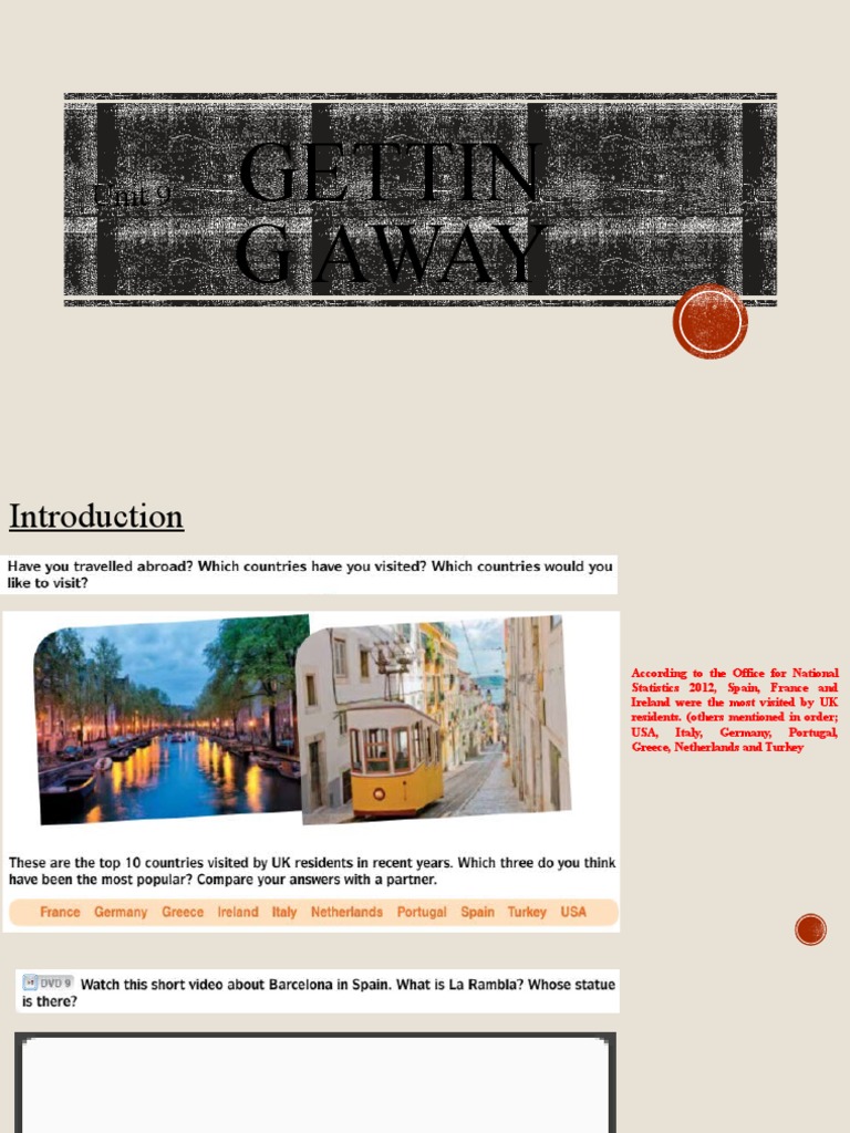 Form 5 Chapter 9 - Getting Away | PDF