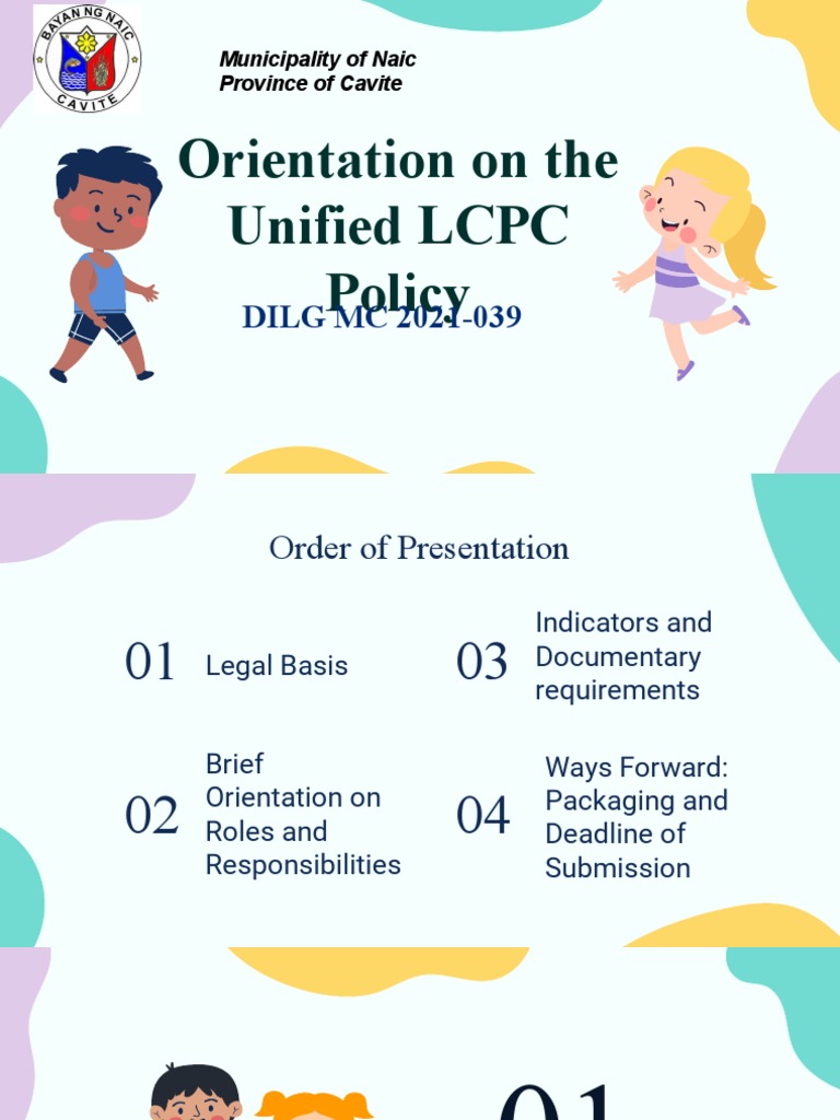 Barangay Orientation On LCPC New | PDF