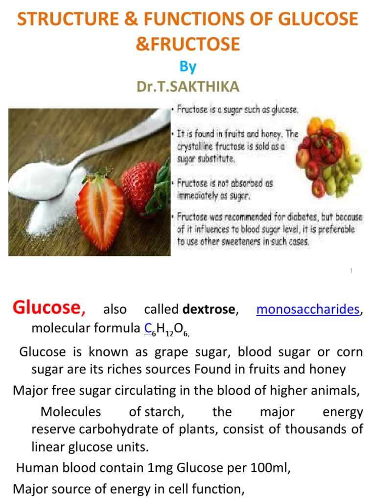 2 Glucose and Fructose | PDF