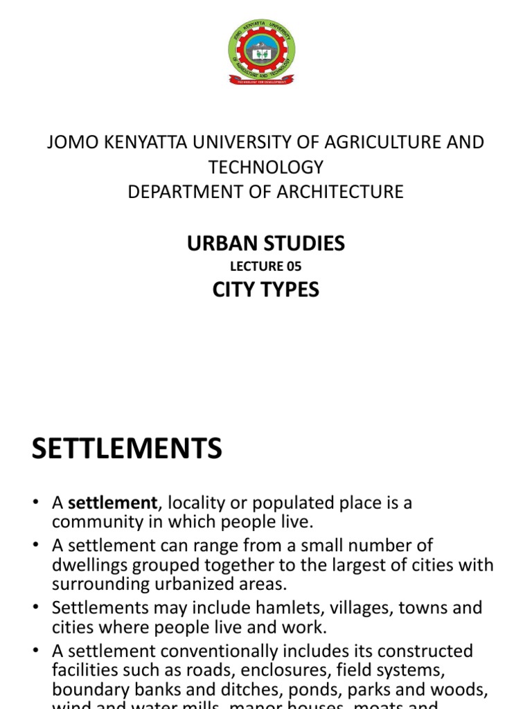 City Types | PDF | Economic Growth | City