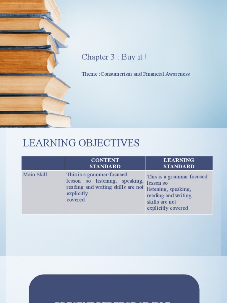 Form 4 Chapter 3 Grammar | PDF | Syntax | Languages