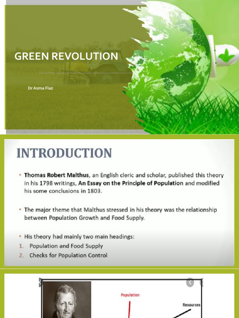 Lecture 3 - Green Revolution | PDF
