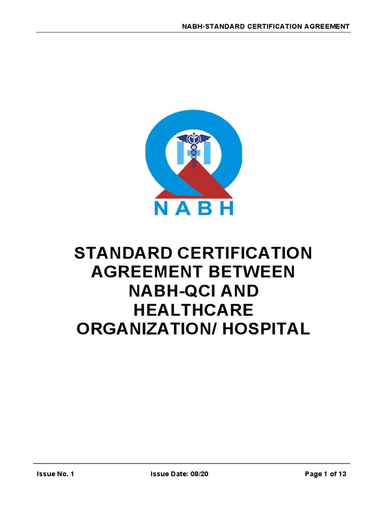 NABH Agreement | PDF