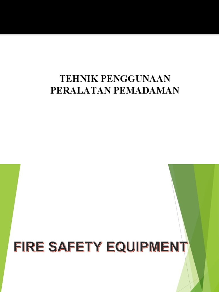 3-Penggunaan Peralatan Fire Fighting | PDF