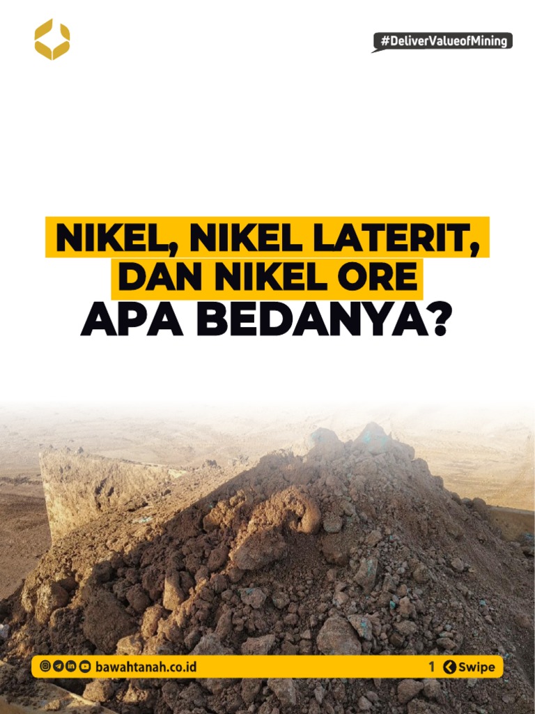 Perbedaan Nikel, Nikel Laterit, Dan Nikel Ore | PDF