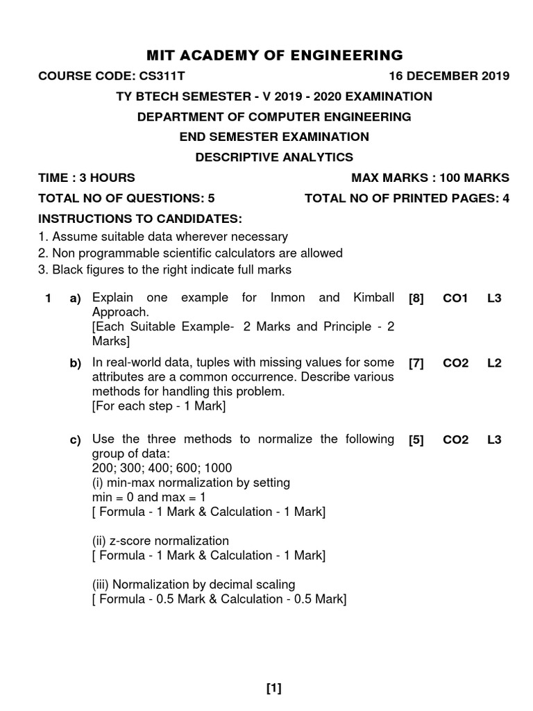 TY - COMP - Descriptive Analytics - DEC 2019 | Download Free PDF | Data ... TY - COMP - Descriptive Analytics - DEC 2019 | Download Free PDF | Data ...