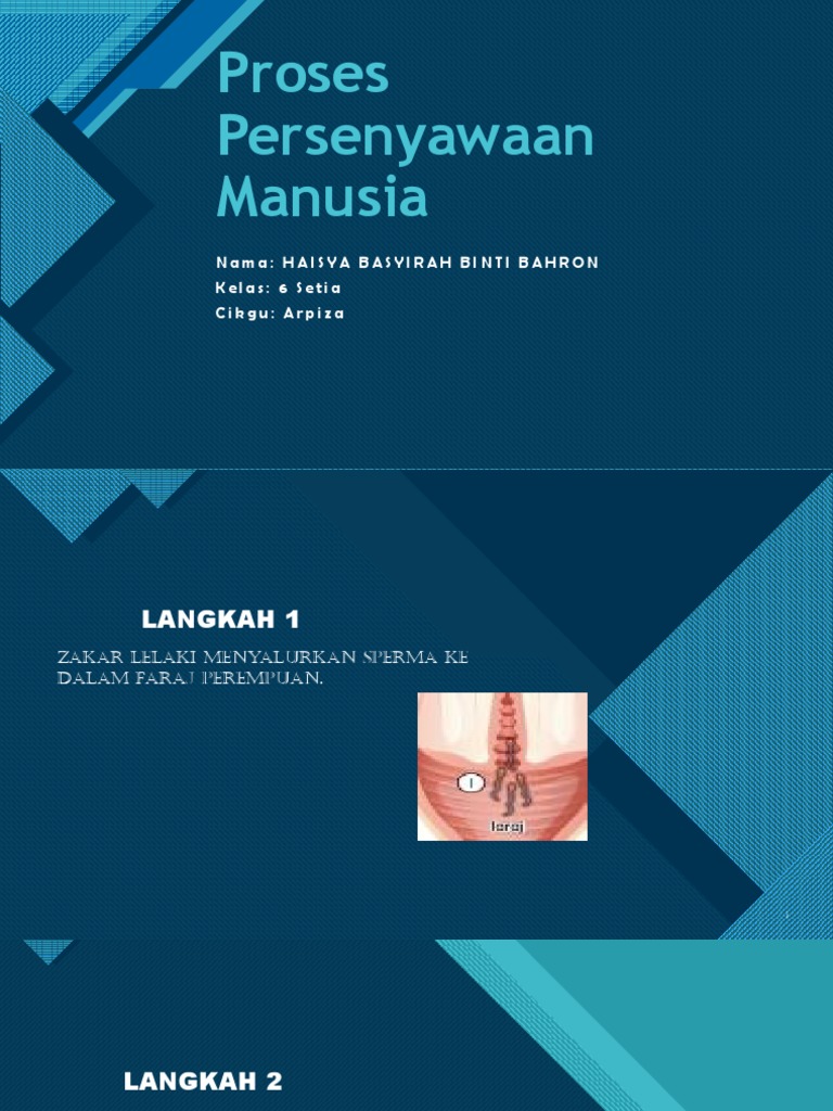 Proses Persenyawaan Manusia (Tahun 6) | PDF