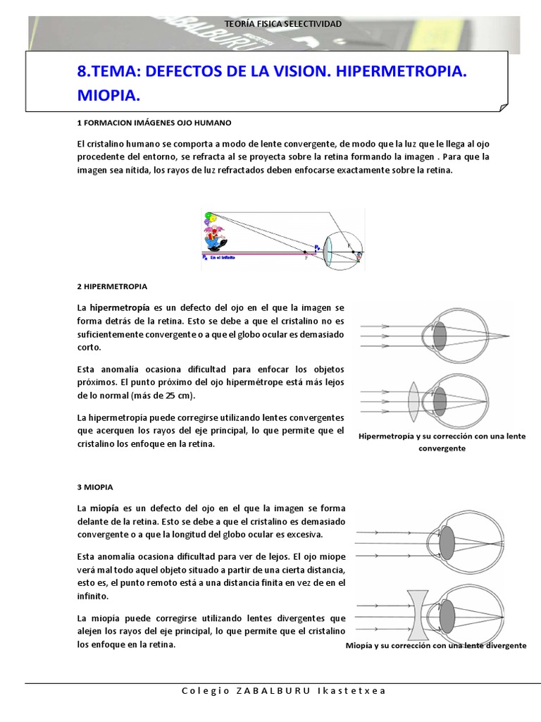 8.3 Defectos Vision | PDF