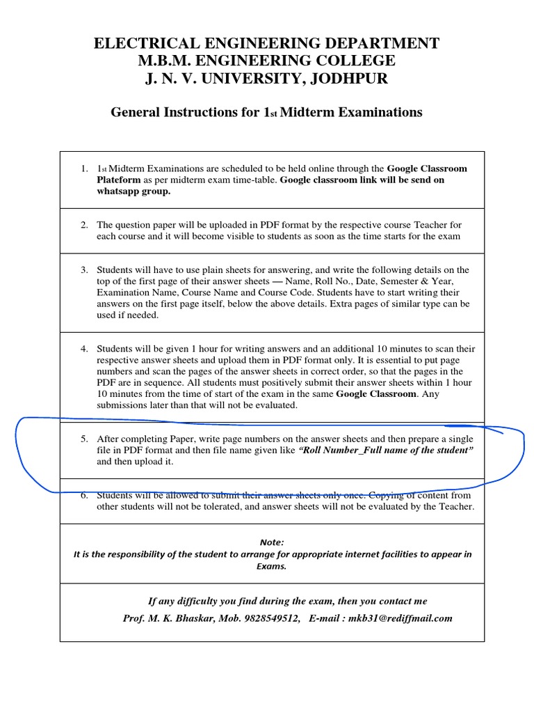 Ist Midterm Exam Guidelines-2022 | PDF