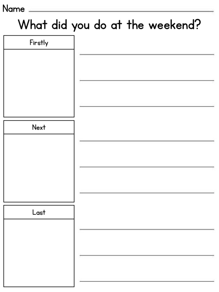 G1 Writing Template - With Pictures | PDF