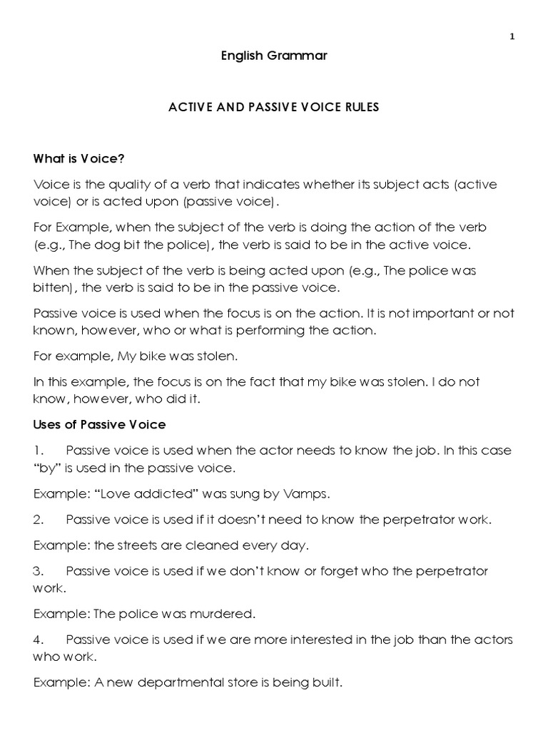 English Grammar 1 | PDF