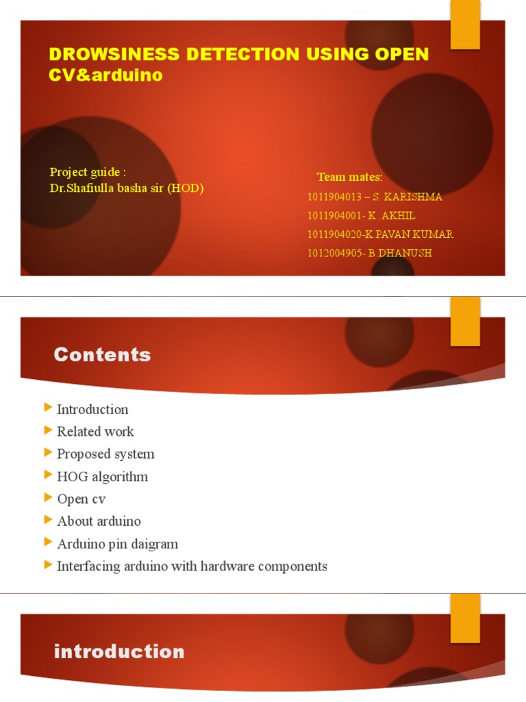 Drowsiness Detection for Engineers | PDF | Computer Vision | Power Supply