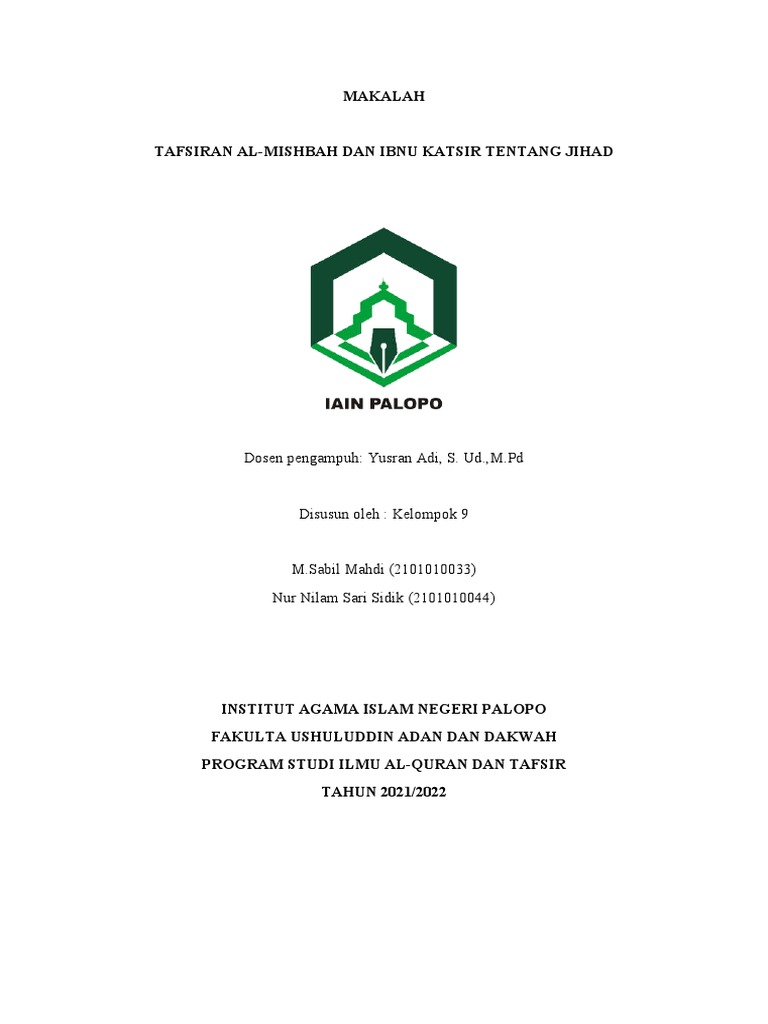 Makalah Tafsir Sabil | PDF