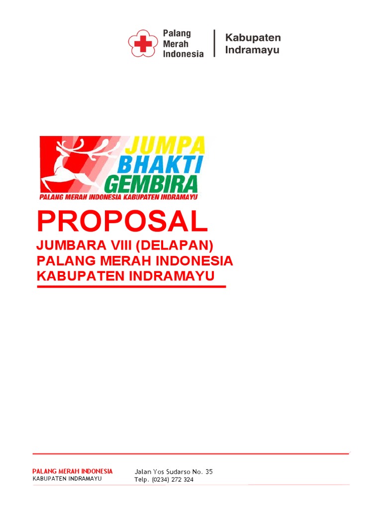 Proposal Jumbara VIII PMI Indramayu | PDF | Karier & Perkembangan