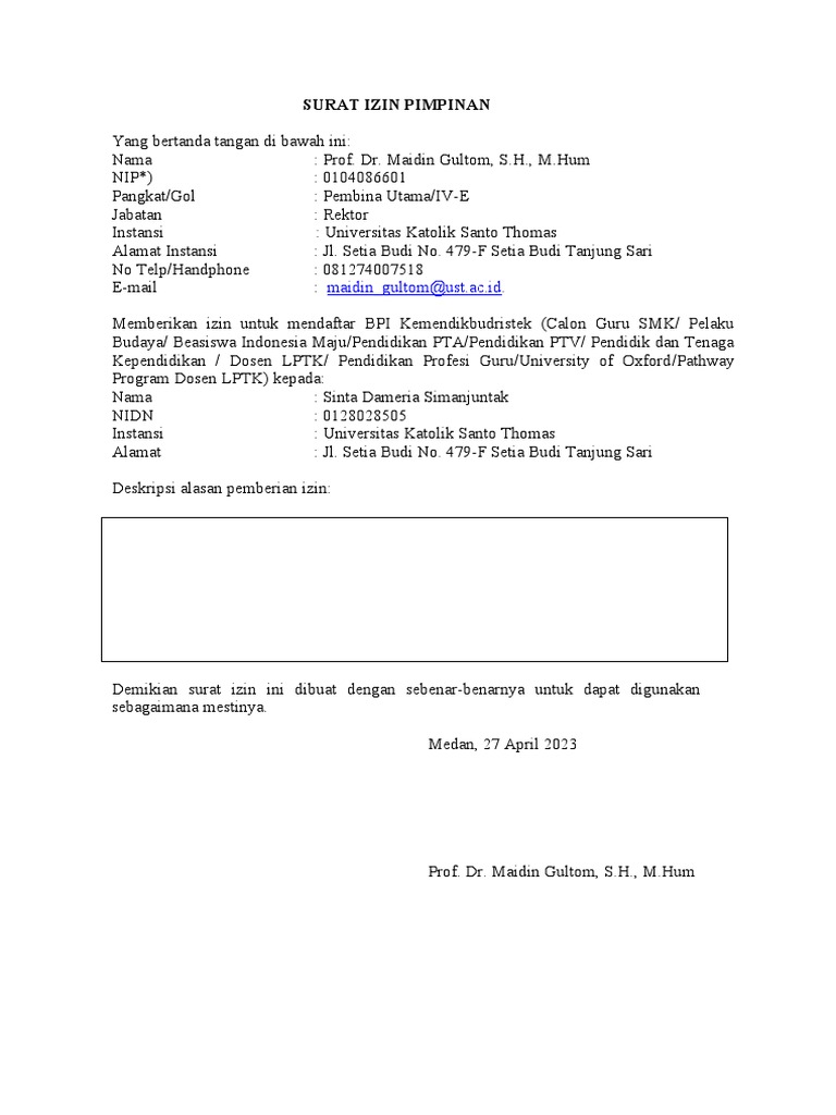 Format_Surat_Izin_Pimpinan | PDF