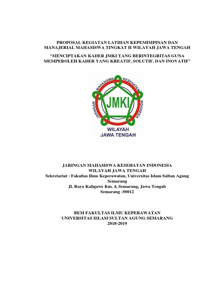 PROPOSAL LKMM II JMKI 2018-Trbaru | PDF