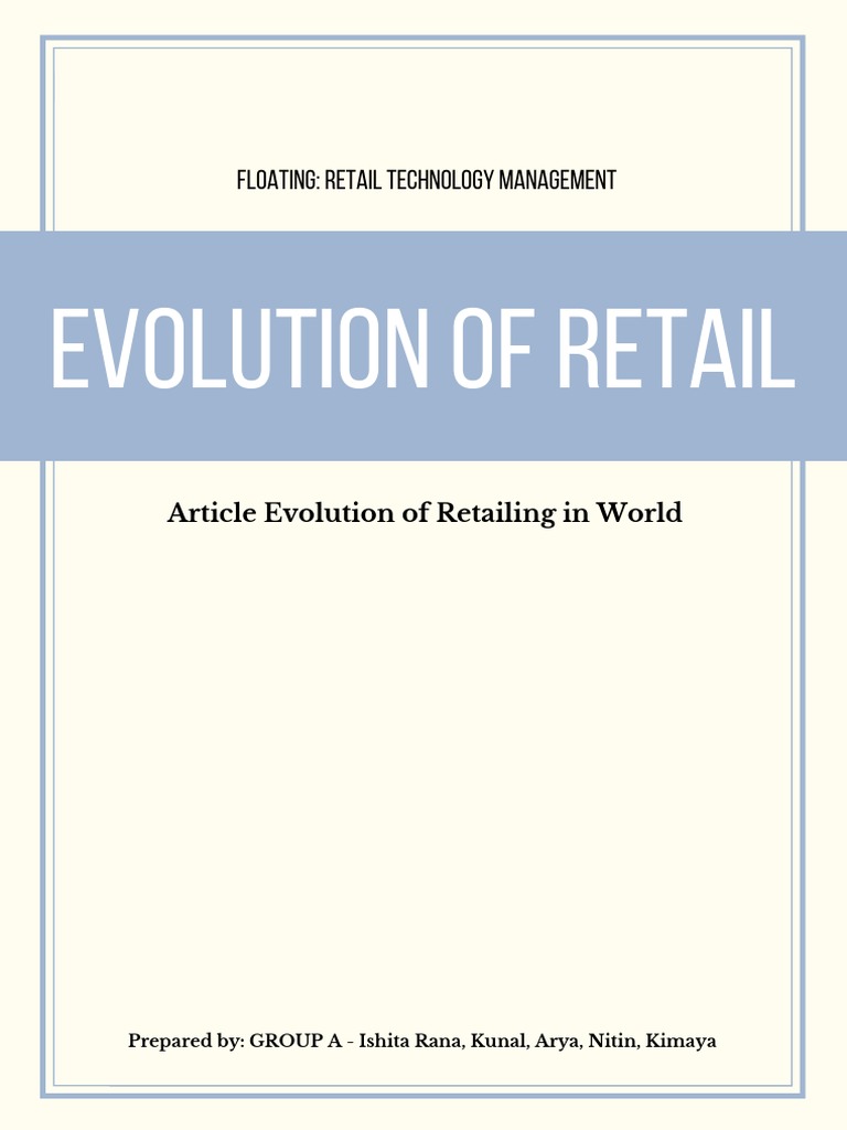 Article Evolution of Retail | PDF