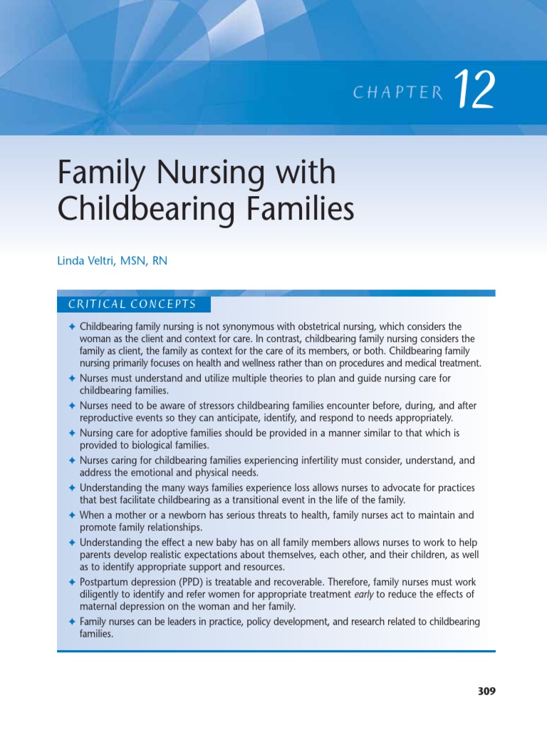 Family Nursing With Childbearing Families | PDF