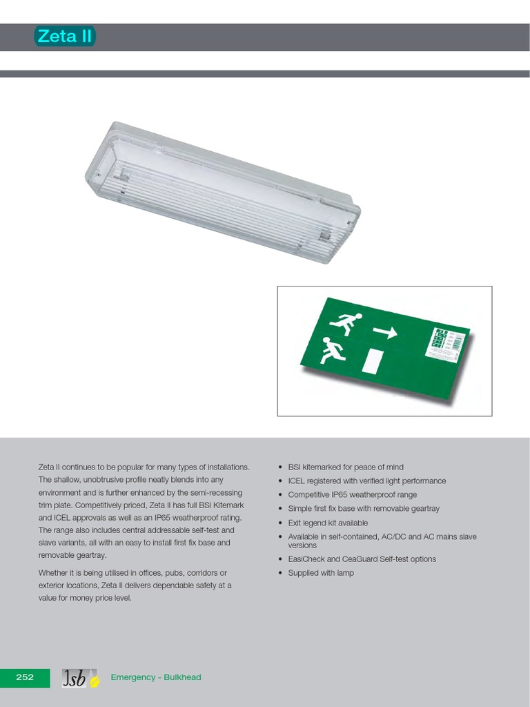 JSB - Light - ZETA - II | PDF