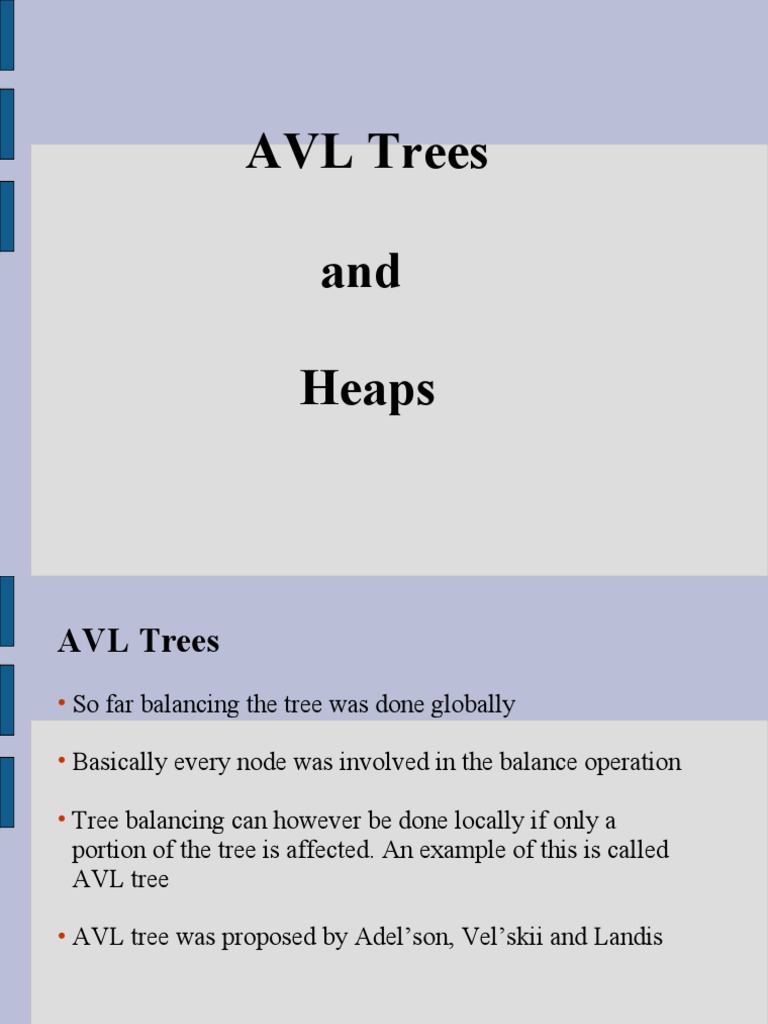 AVL Tree | PDF AVL Tree | PDF